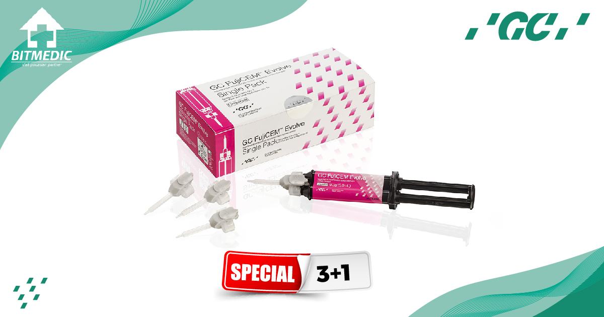 AKCIJA! GC FujiCEM Evolve Single Pack 3+1 - bitmedic.org